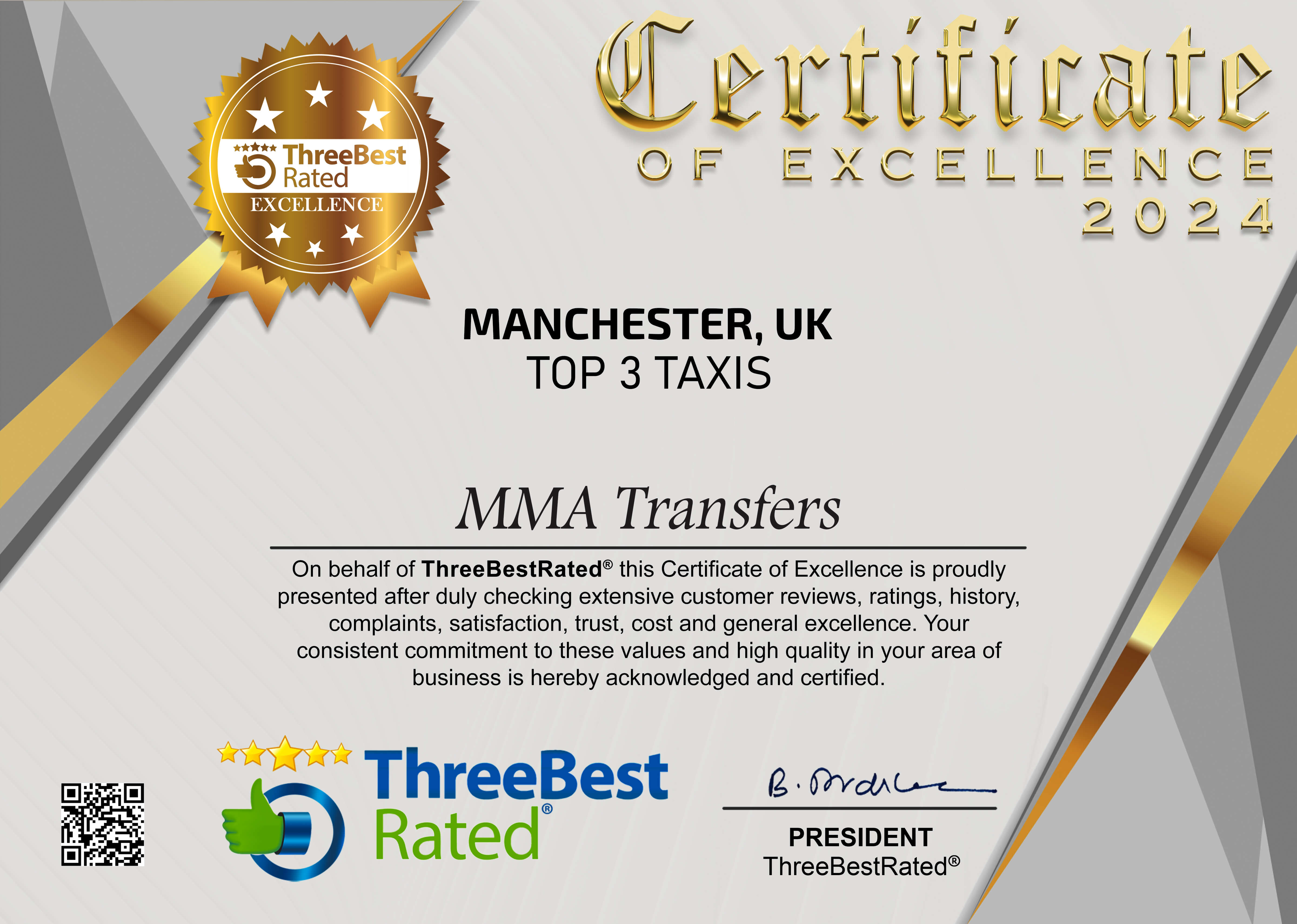Taxi to Manchester Airport : MMA TRANSFERS